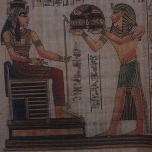 Wall Decor | Egyptian Papyrus Hand Paint | Poshmark